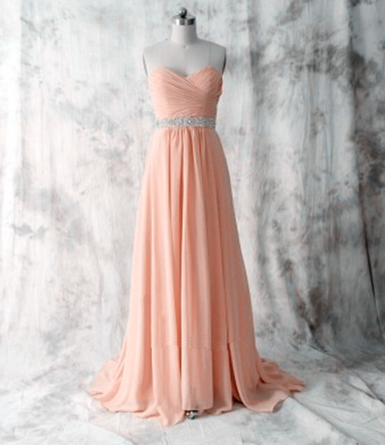 Simple Cute Handmade Pink Sweetheart Prom Dresses, Prom Dresses 2016 ...