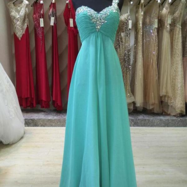 One Shoulder Blue Prom Dress 2018, Junior Party Dresses, Style Prom ...