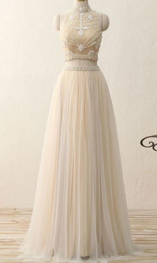 Charming Two Piece Formal Dresses, Two Piece Party Gowns, Evening ...